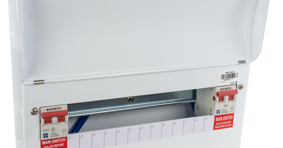 Consumer Unit Dual Tariff 13 ways - Lewden