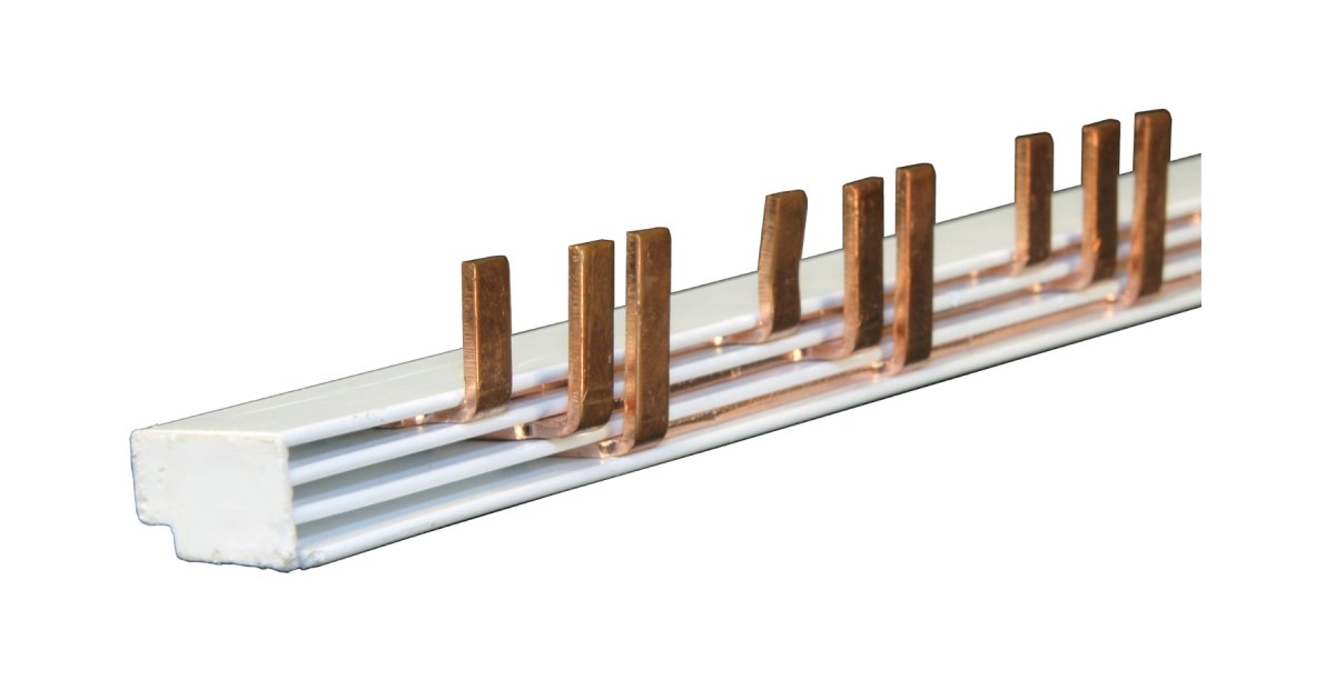 Insulated Pin Busbar 3Pole 100A (1M) - Lewden