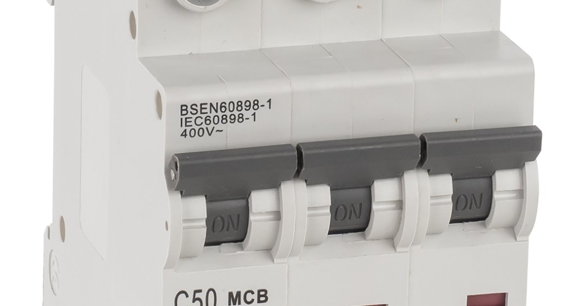 MCB 10A C Curve 3Pole 6kA - Lewden