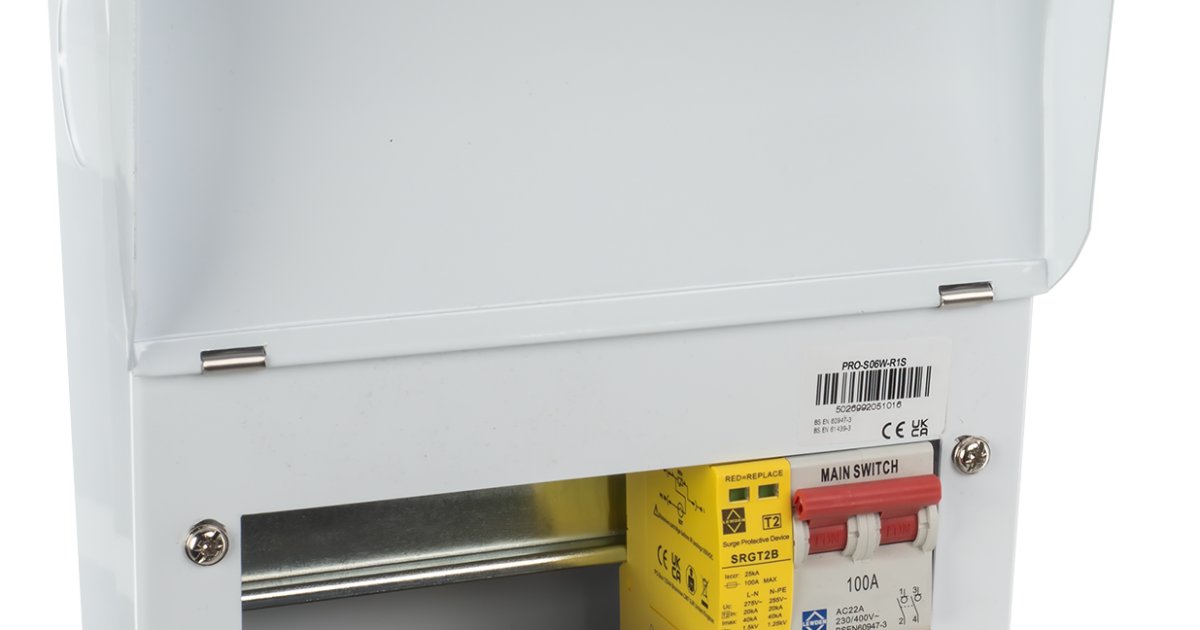 RCBO Consumer units with surge protection - Lewden