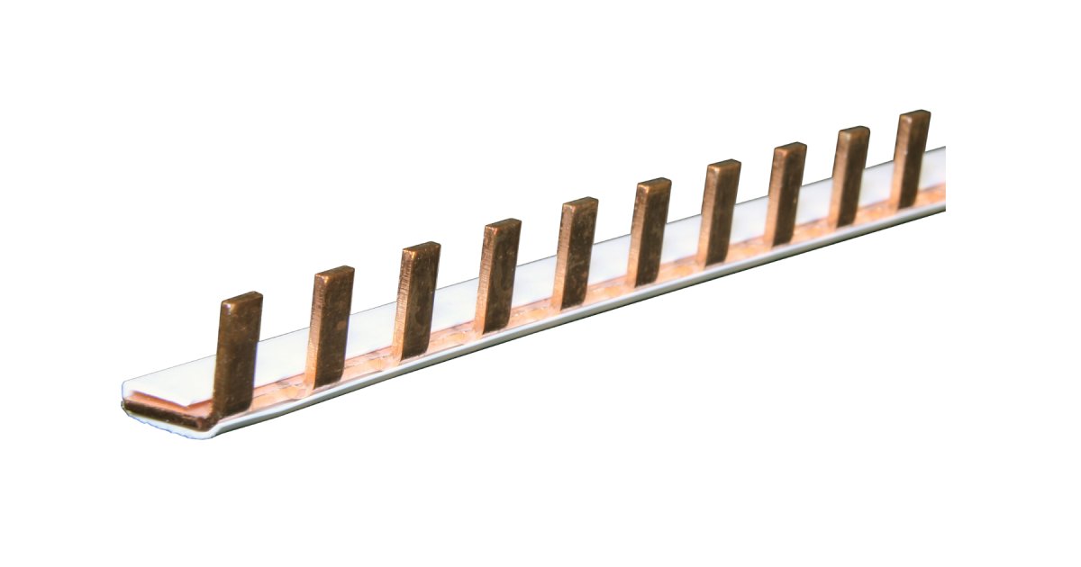 Insulated Pin Busbar 1Pole 100A (1M) - Lewden