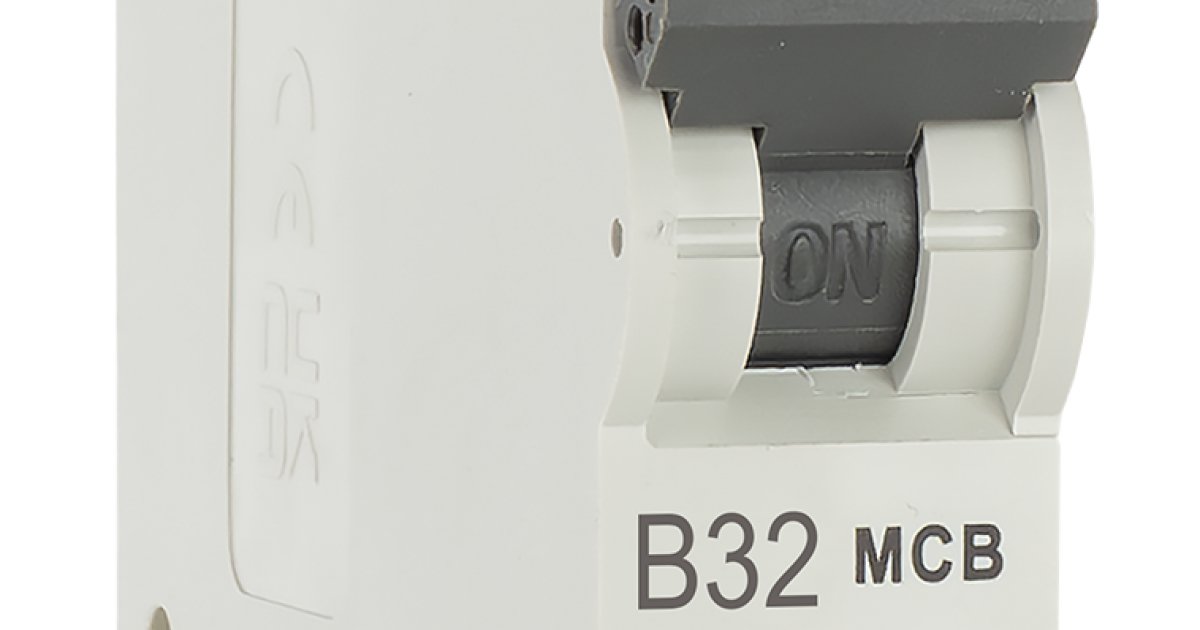 MCB 32A B Curve 1Pole 6kA - Lewden